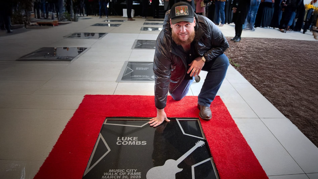 Luke Combs Gets Star on Music City Walk of Fame